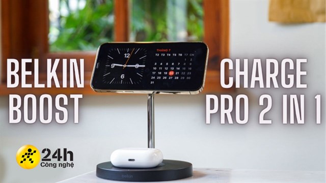 Hands-on with Belkin Boost Charge Pro 2 in 1: This MagSafe dock is a ...