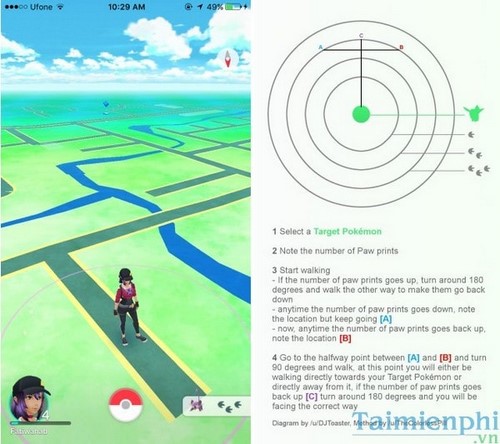 How to Locate Pokemon Using Footprints