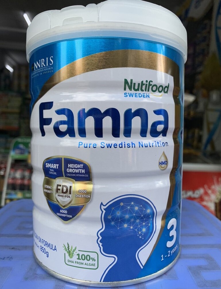 Đánh giá 4 dòng sữa Famna số 3 cho bé trên 1 tuổi và thông tin giá cả ...