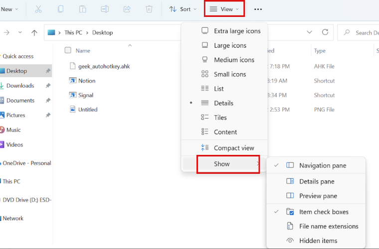 Displaying hidden files on Windows 11 is incredibly simple and fast