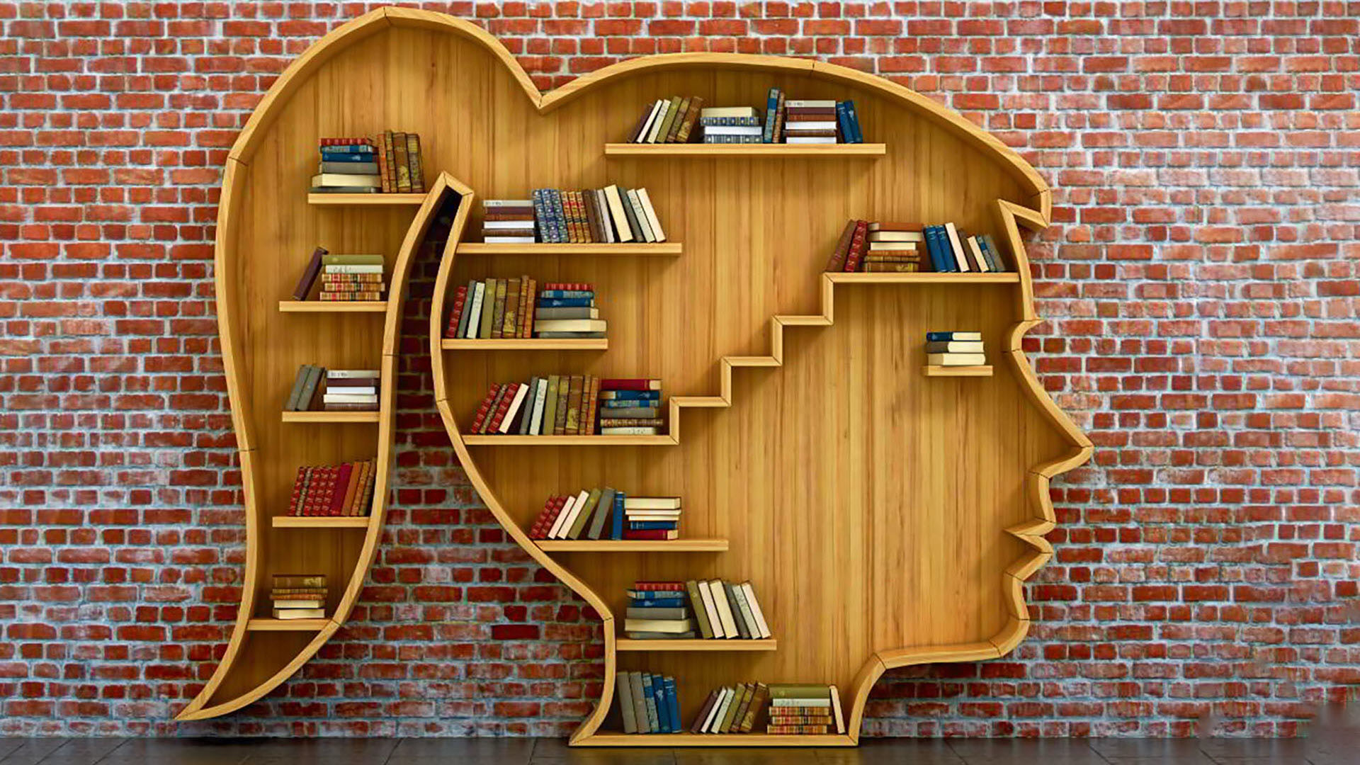 The Most Beautiful Bookshelf Wallpaper