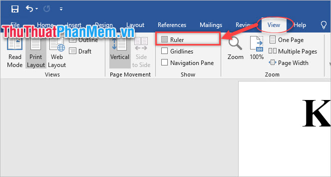 How to Display Ruler in Word 2010, 2013, 2016
