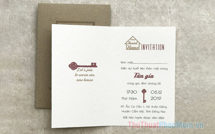 Beautiful Housewarming Invitation Template