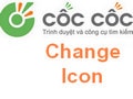 Change Coc Coc icon, update Coc Coc symbol beyond computer Desktop