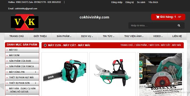 Cửa hàng Vinh Ký - nơi tin cậy mua máy móc cơ khí, dụng cụ cầm tay | Mytour.vn