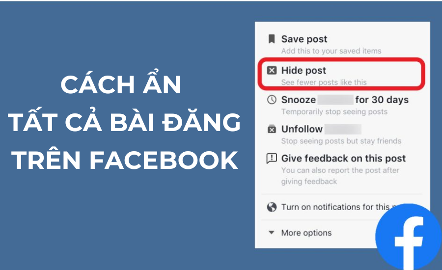 Quick and Easy Way to Hide All Facebook Posts