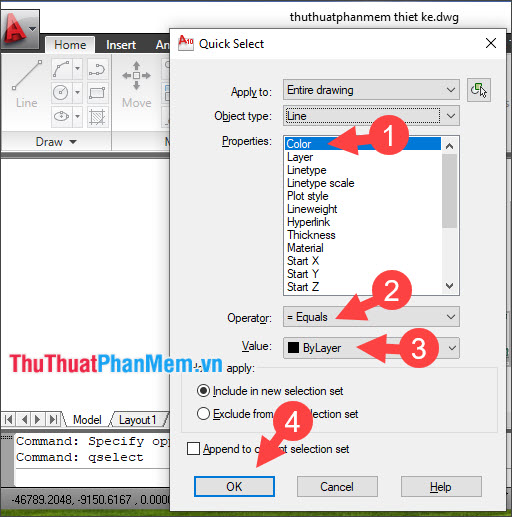Counting Objects in AutoCAD