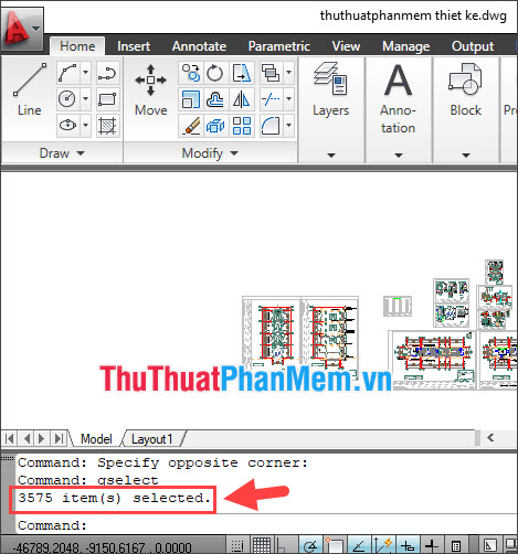 Counting Objects in AutoCAD