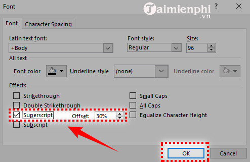 Guide on typing m2, m3, square meters, and cubic meters in Powerpoint 2019