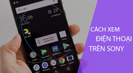 How to check phone number on Sony device