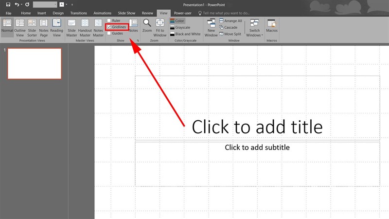 Guide on creating grids in PowerPoint with just two simple steps