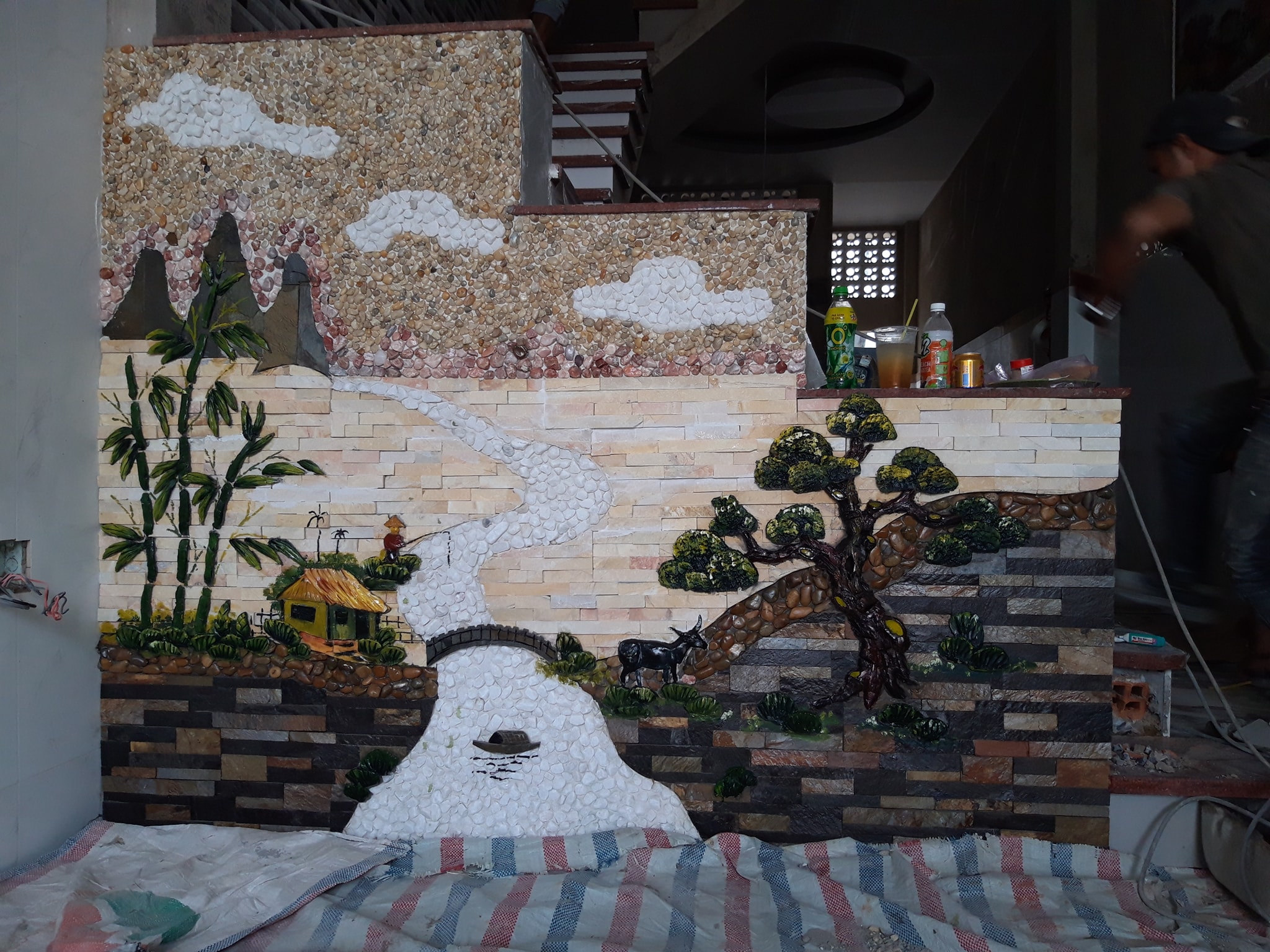 Stunning Stone Wall Art Designs