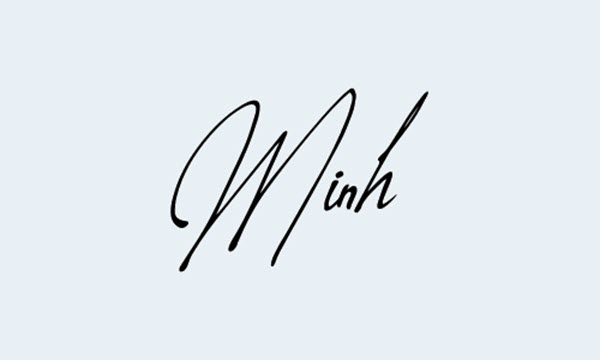 Beautiful Signature Designs for the Name Minh - The Most Stunning ...