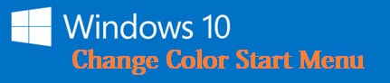 Changing Colors in Windows 10 Start Menu