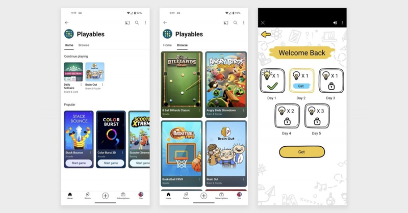 YouTube testing 'Playables' feature offers 37 games