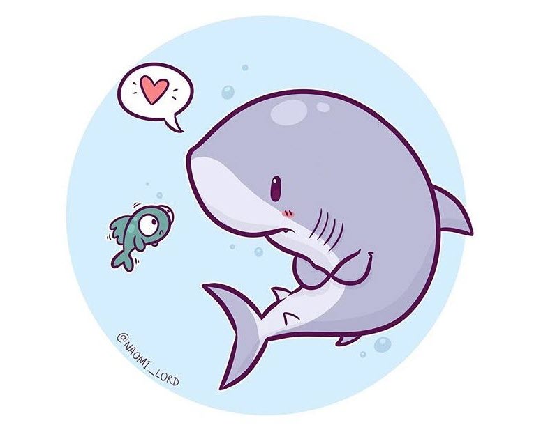 Chibi Sharks - The Most Adorable and Lovely Chibi Shark Images
