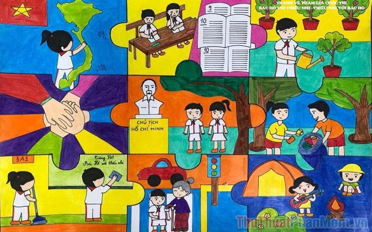 The most beautiful children's drawings doing thousands of good deeds