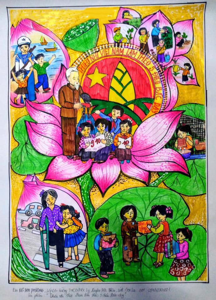 The most beautiful children's drawings doing thousands of good deeds