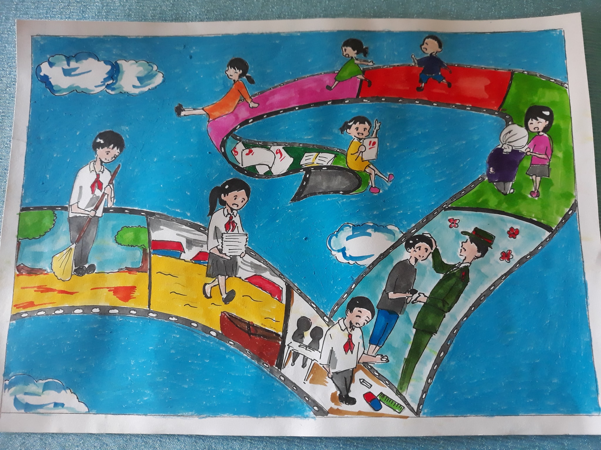 The most beautiful children's drawings doing thousands of good deeds