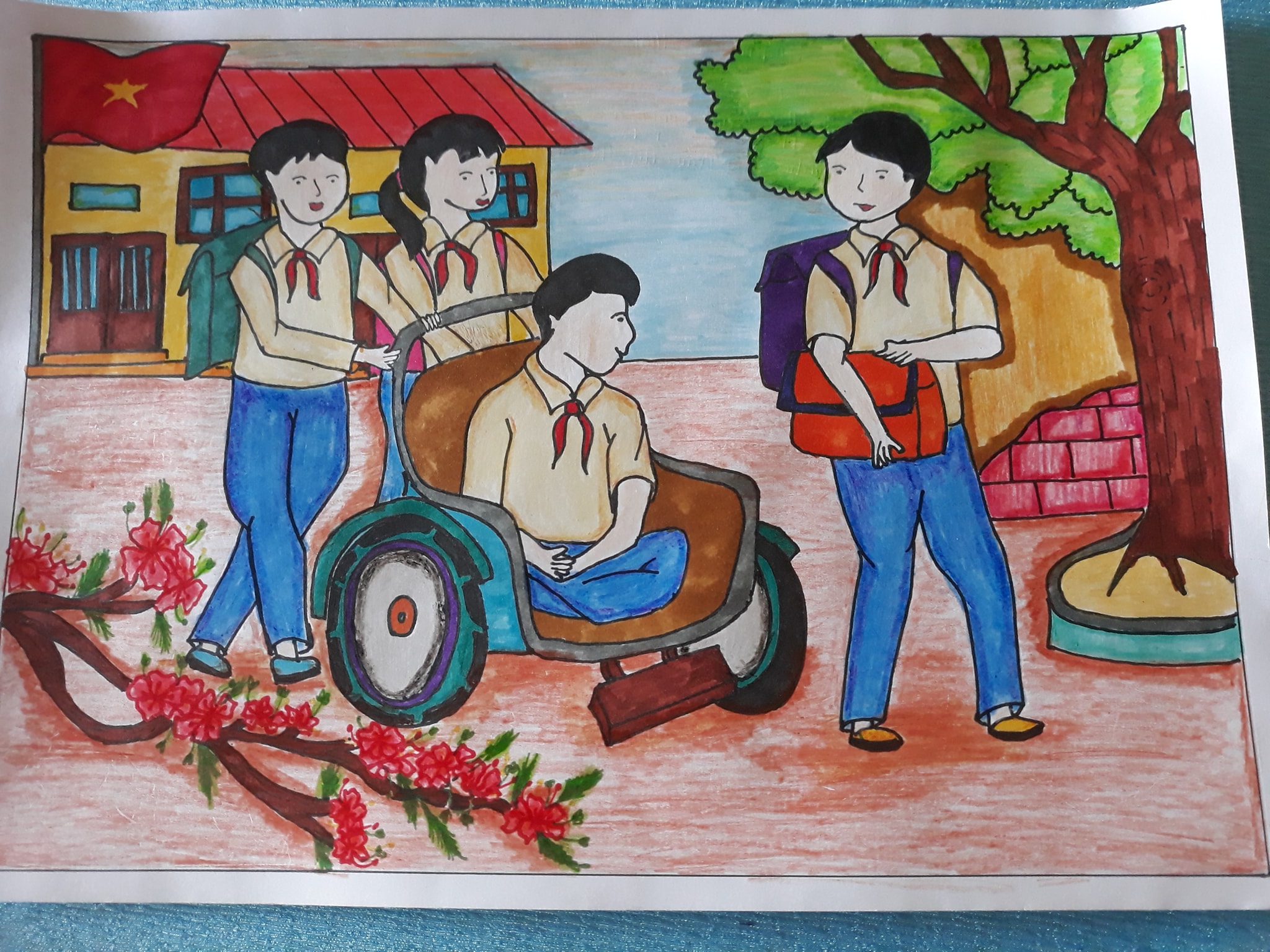 The most beautiful children's drawings doing thousands of good deeds