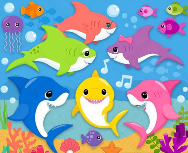 Chibi Sharks - The Most Adorable and Lovely Chibi Shark Images