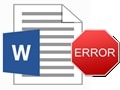 Common errors encountered when composing documents in Word