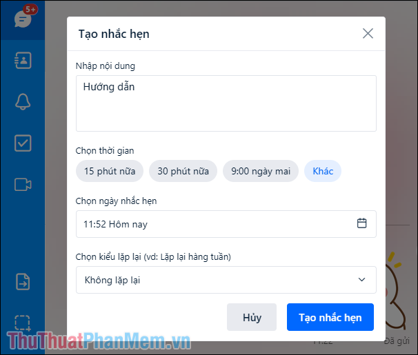 How to Create Daily Reminders on Zalo