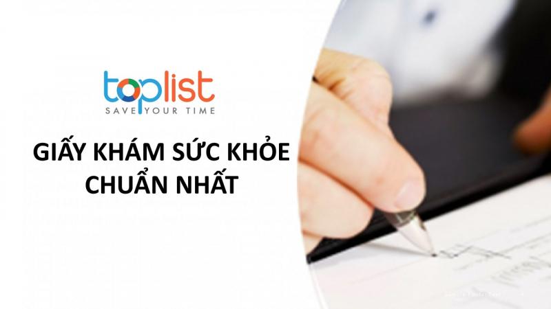 Top 4 Most Standard Health Check Forms Today - Mytour.vn