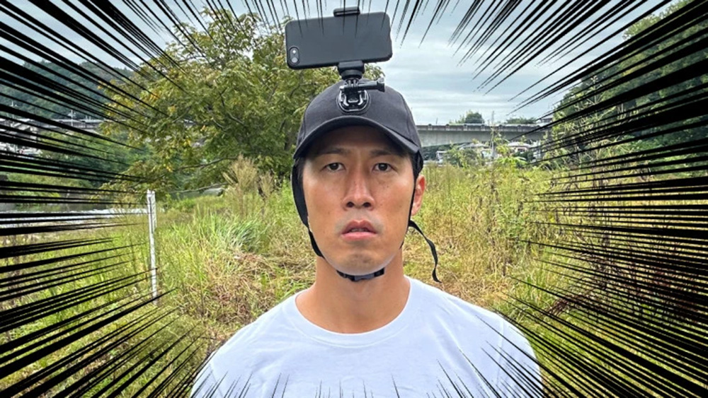 Amusing Vlogger hat, compatible with various compact cameras for head ...