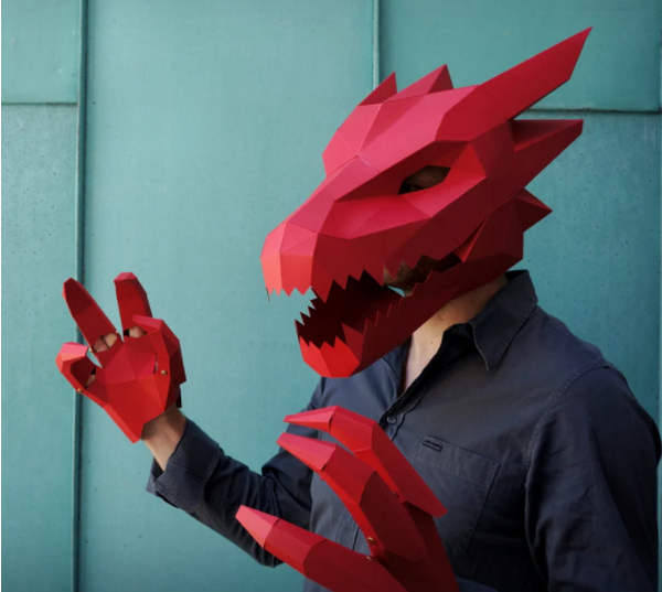 The easiest way to create a spooky Halloween mask or a princess mask ...