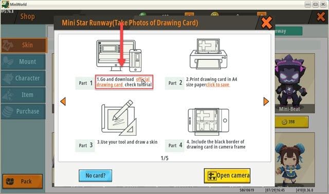 Using Mini Star Runway in Mini World Block Art