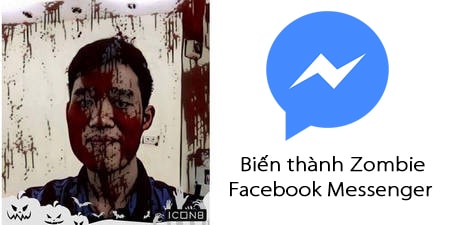 Transform into a Zombie on Facebook Messenger