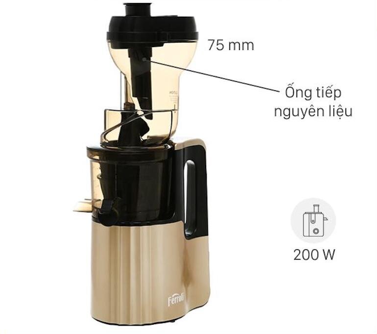 Máy ép chậm Ferroli FSJ-200m - Sản phẩm không thể thiếu cho bếp nhà bạn