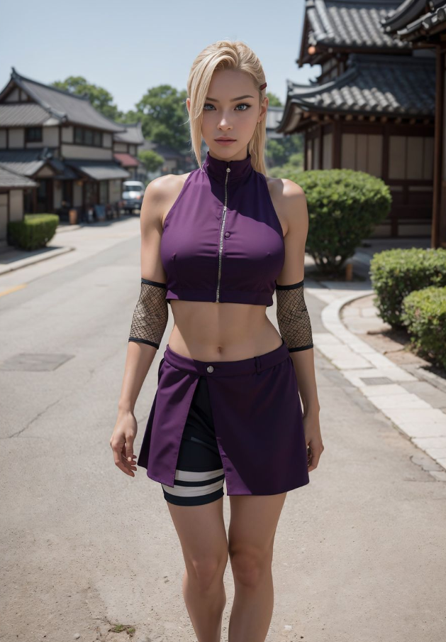 AI creates an enchanting version of Yamanaka Ino in Naruto