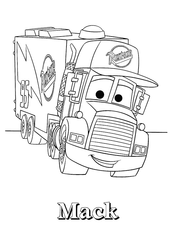 Coloring Fun: Container Truck for Kids