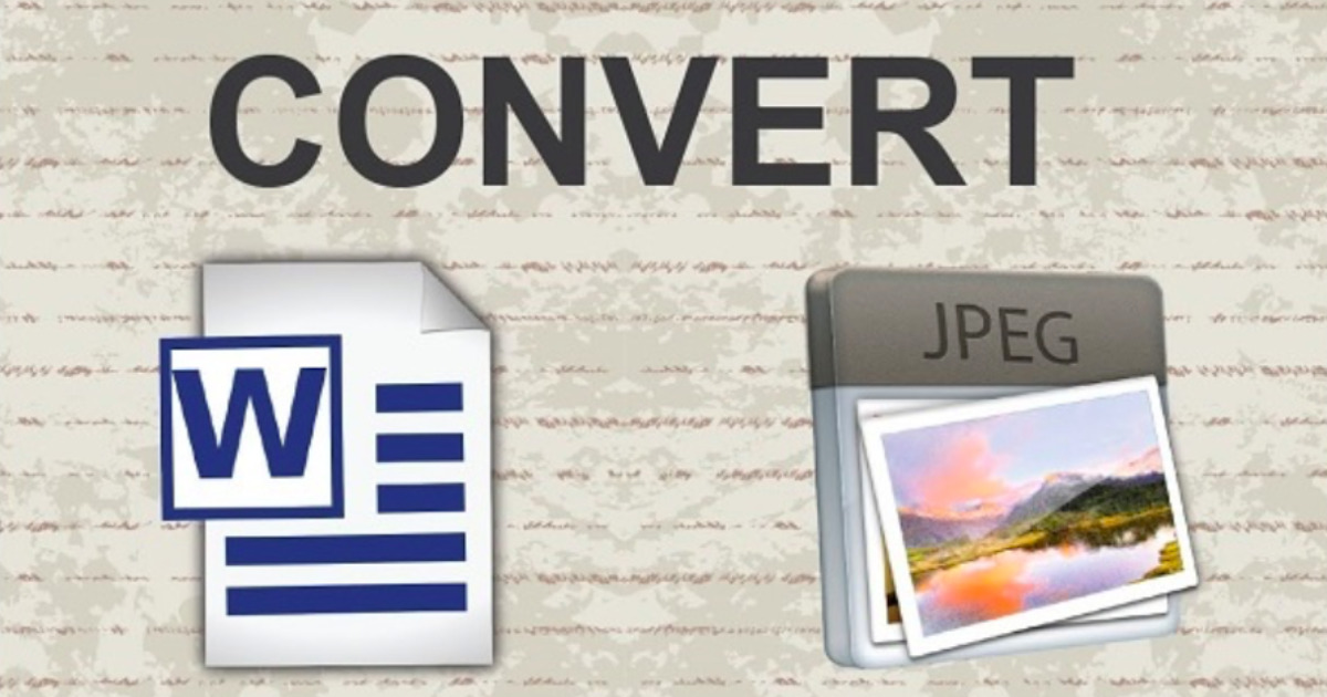 Easy and Quick Way to Convert Word to Image