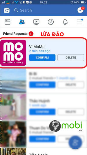 Identifying Fake Momo Messages