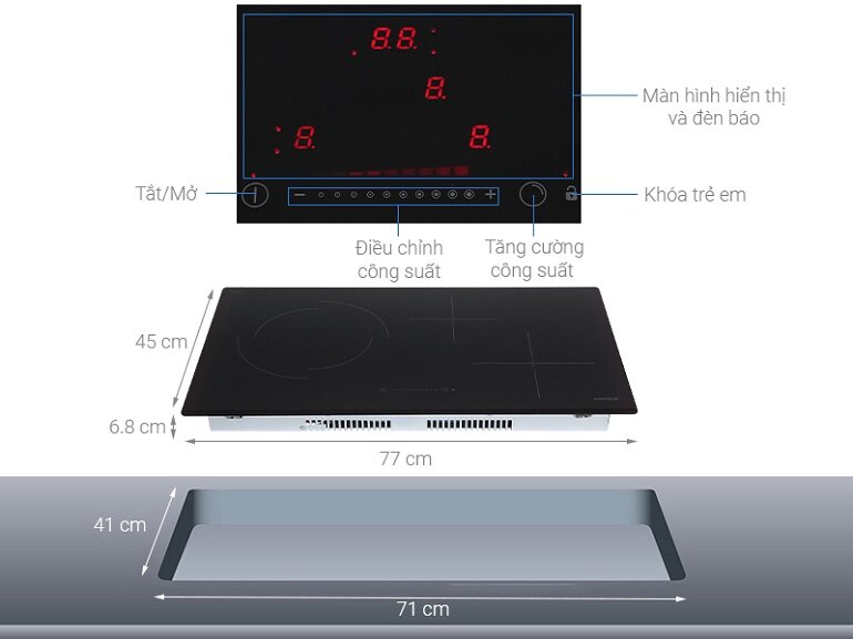 Unveiling the Hafele HC-M773D 536.61.705 Infrared 3-Zone Induction ...