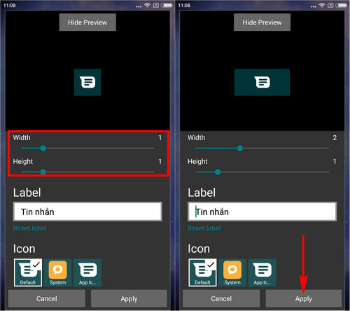Transforming Android into Windows 10 Mobile Interface