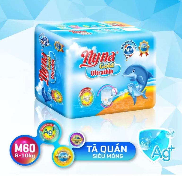 Tìm hiểu về chất lượng và cách chọn size bỉm Nyna cho bé