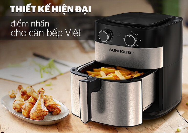 In-Depth Review of Sunhouse 6L Air Fryer | Mytour.vn