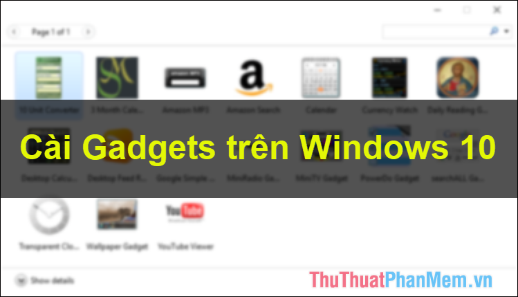 How to Install Gadgets on Windows 10 - Adding Gadget Feature to Windows ...