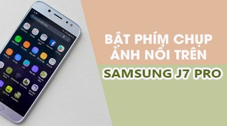 Activating Floating Camera Button on Samsung J7 Pro