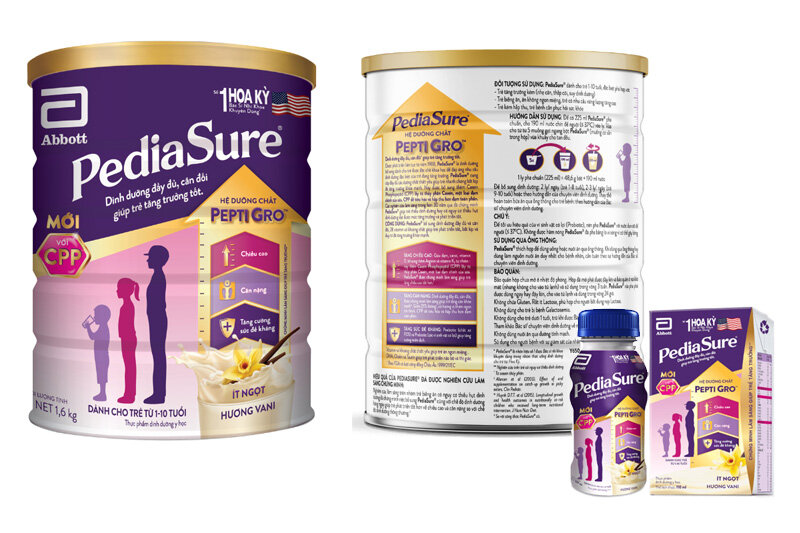 Comparison between Pediasure Mỹ and S-26 Ultima Thụy Sĩ for toddlers ...