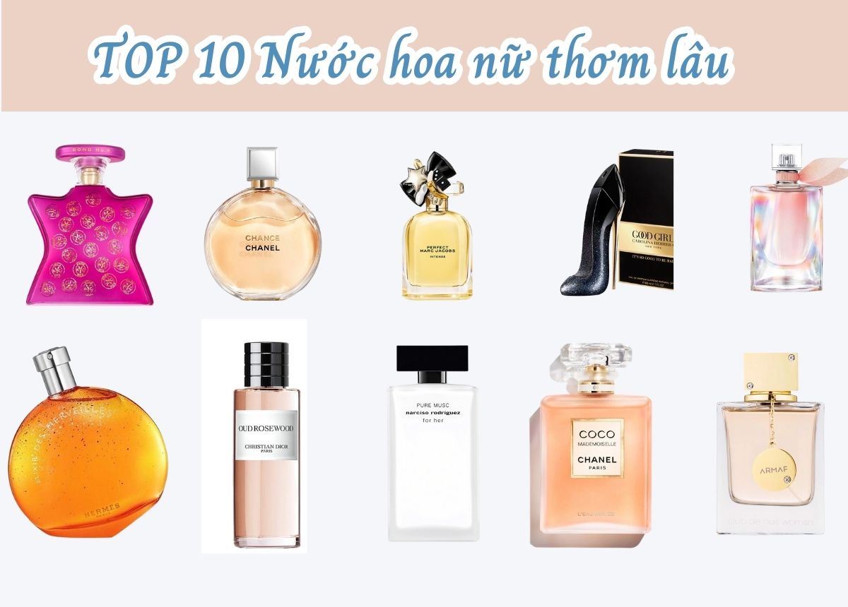 Top 10 Long-Lasting Women's Perfumes with Exceptional Sillage in 2024 ...