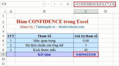 Using CONFIDENCE Function in Excel: Examples and How-to