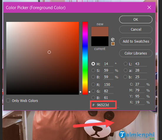 How to get colors in Photoshop, copy colors, save colors
