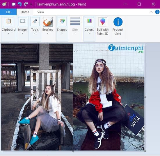 Merge Photos Using Paint on Windows 10 - Using Paint to Merge Photos