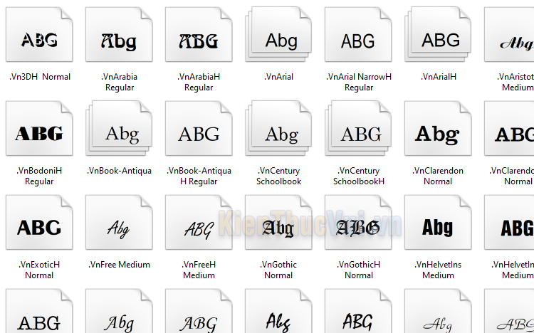 Character Encodings Corresponding to Fonts