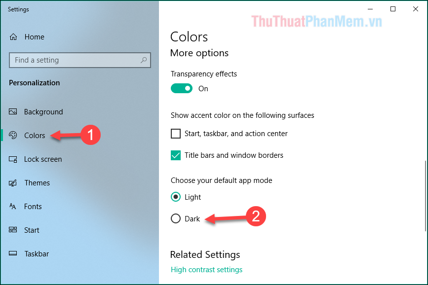 How to enable Dark Mode interface on Windows 10